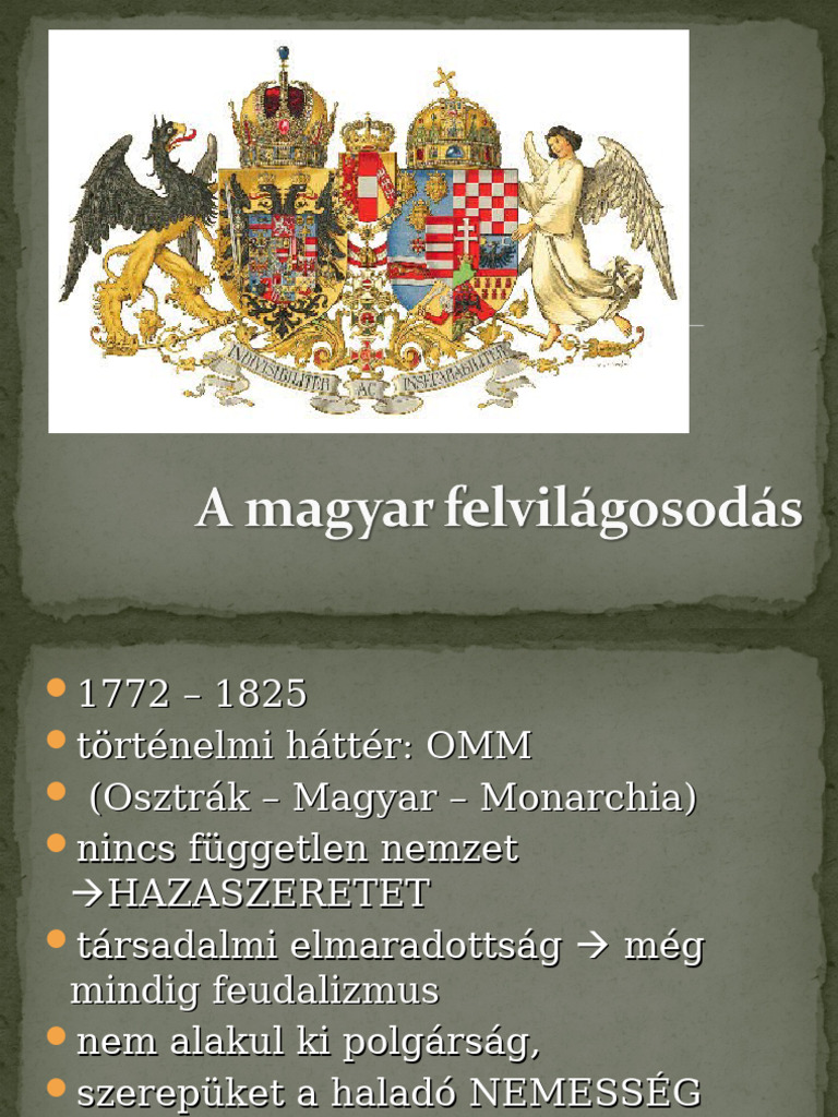 A magyar felvilágosodás | PDF