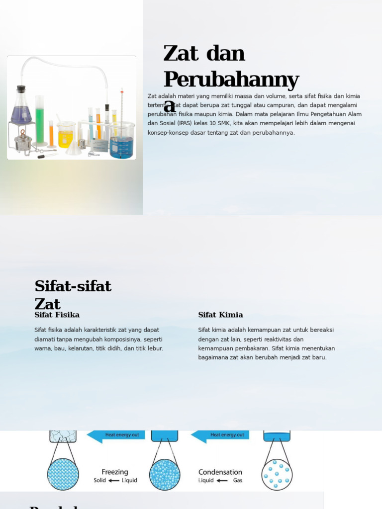 Zat Dan Perubahannya | PDF