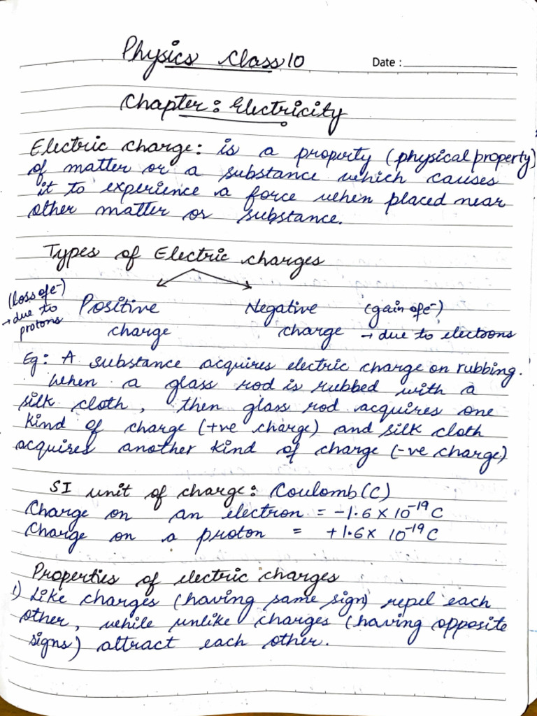10 CH Electricity Part 1 | PDF