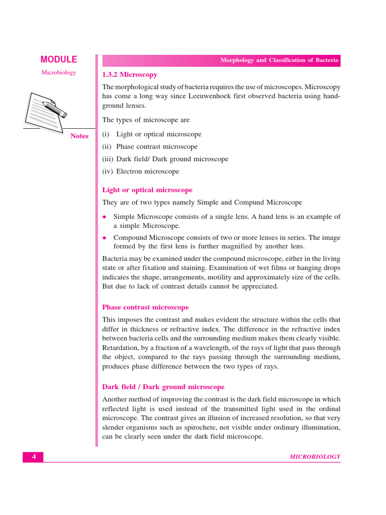 1.3.2 Microscopy: Microbiology | PDF