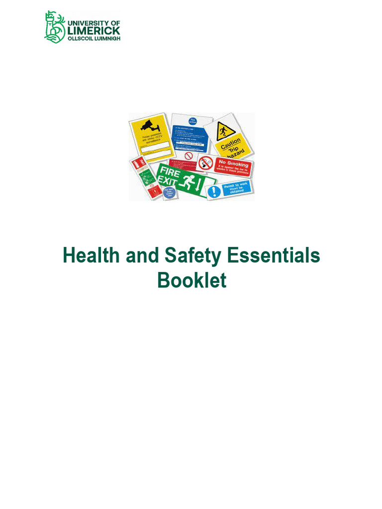 Health and Safety Essentials Guide | PDF | Occupational Safety And ...