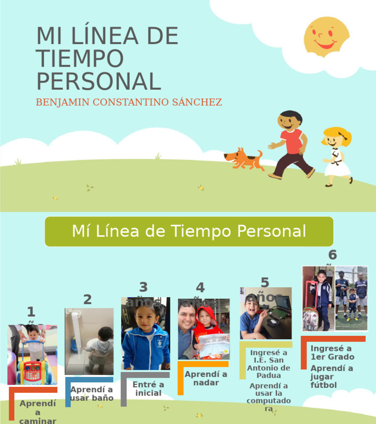 Mi Línea de Tiempo Personal Benjamin Constantino Sánchez 1ro B | PDF