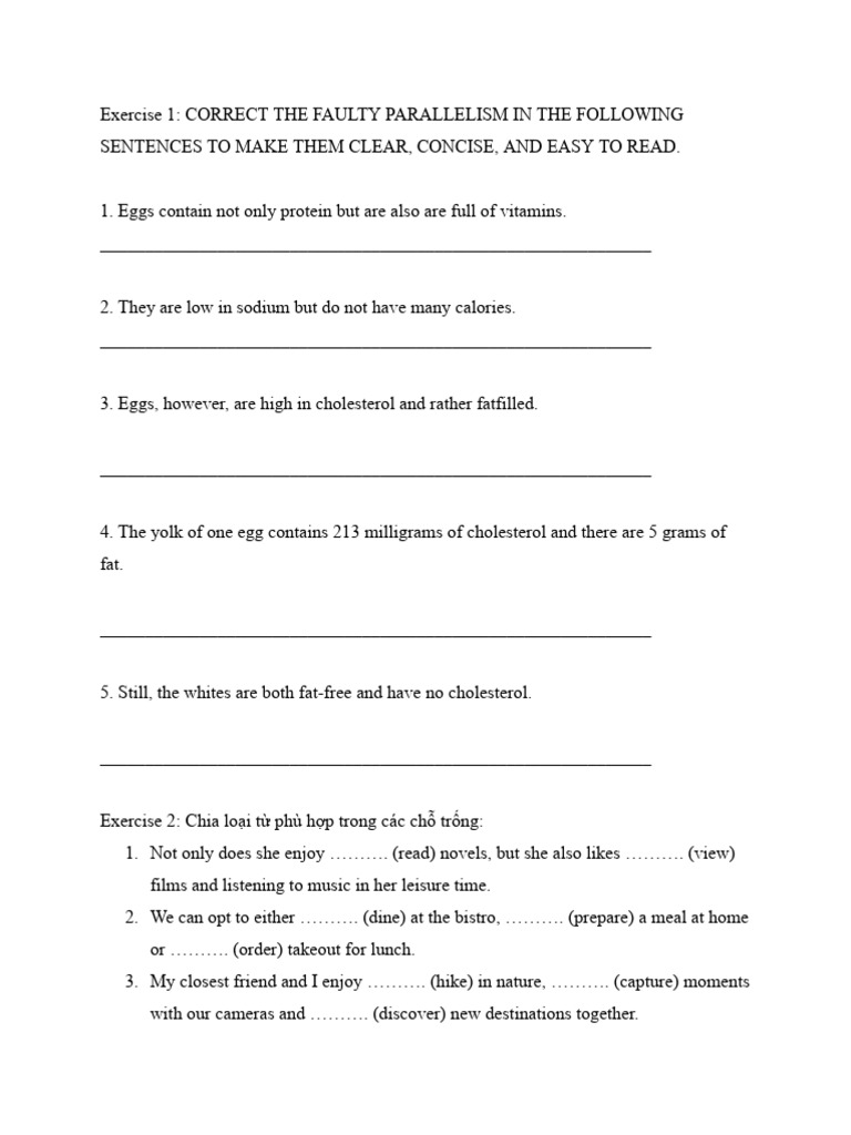 Parallel Structure | PDF