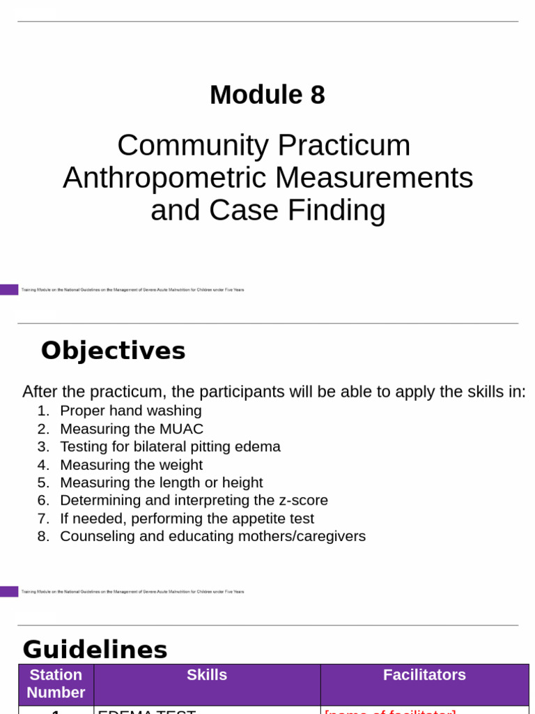 8-Module 8 - Field Practicum - 20180723 | PDF