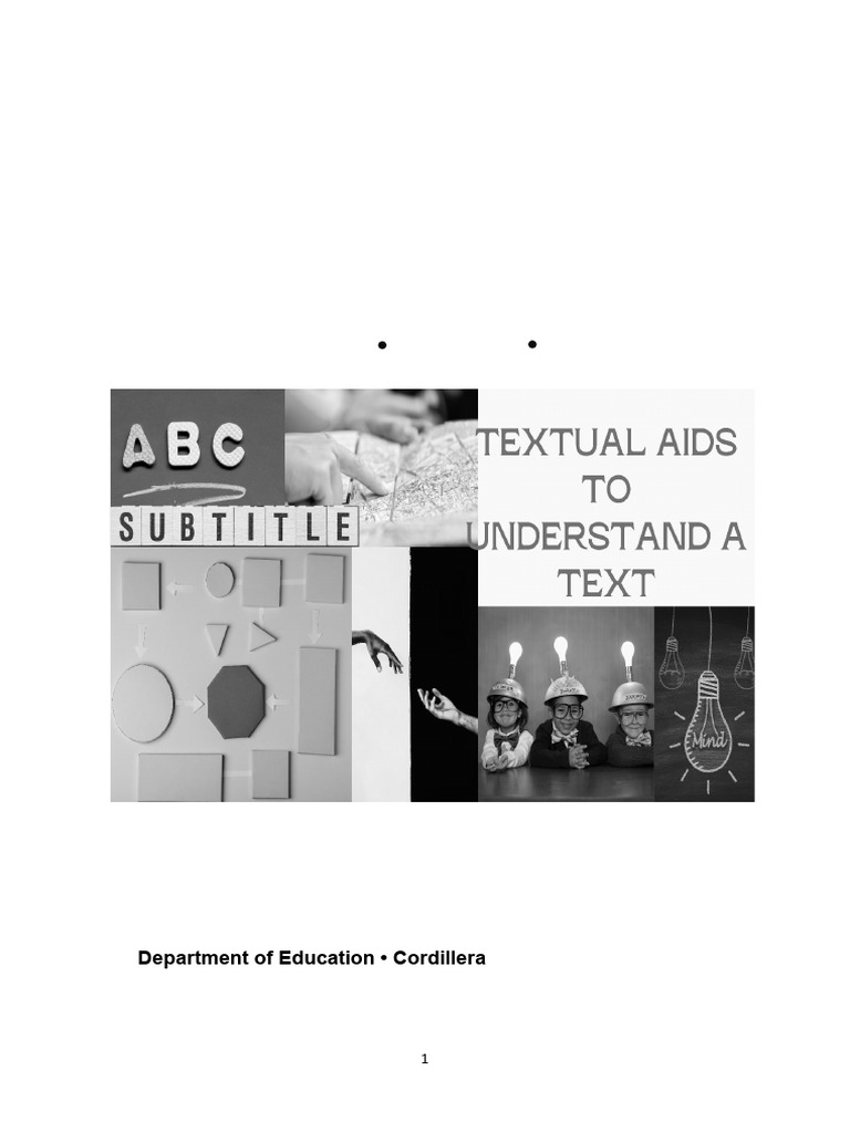 2english10 Q1 W2 M2 UsingTextualAidsToUnderstandAText Trimmed-1 | PDF ...
