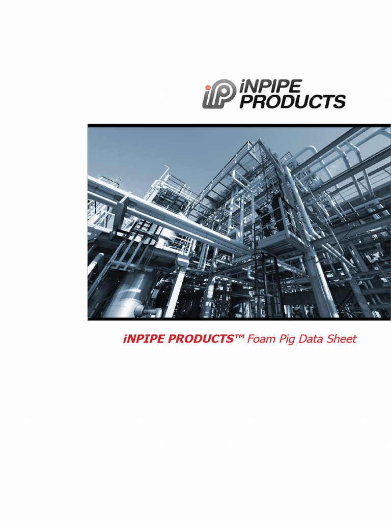 Foam Pig Data Sheet InPipe | PDF