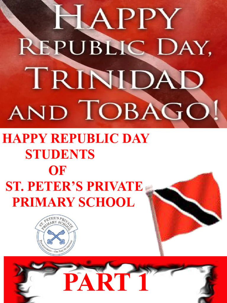 Republic Day 2024 Trinidad and Tobago | PDF | Trinidad And Tobago ...