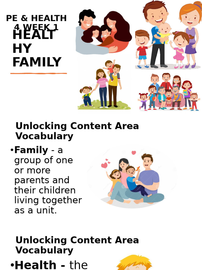 HEALTHY FAMILY Grade 4 | PDF