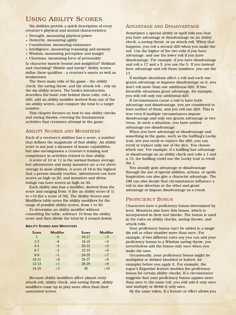 Rules Summary Pdf