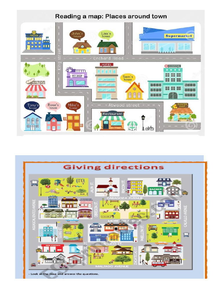 Giving Direction - Map | PDF