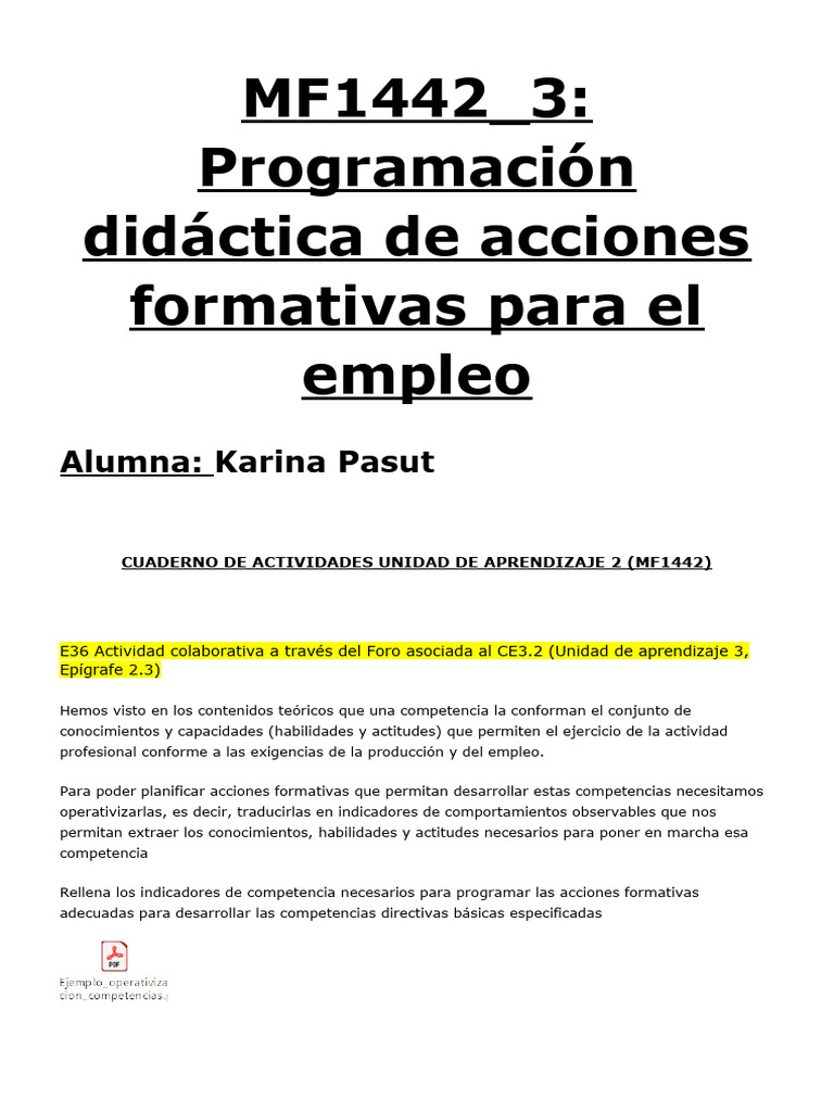 3-CUADERNO DE ACTIVIDADES UNIDAD DE APRENDIZAJE 3 | PDF