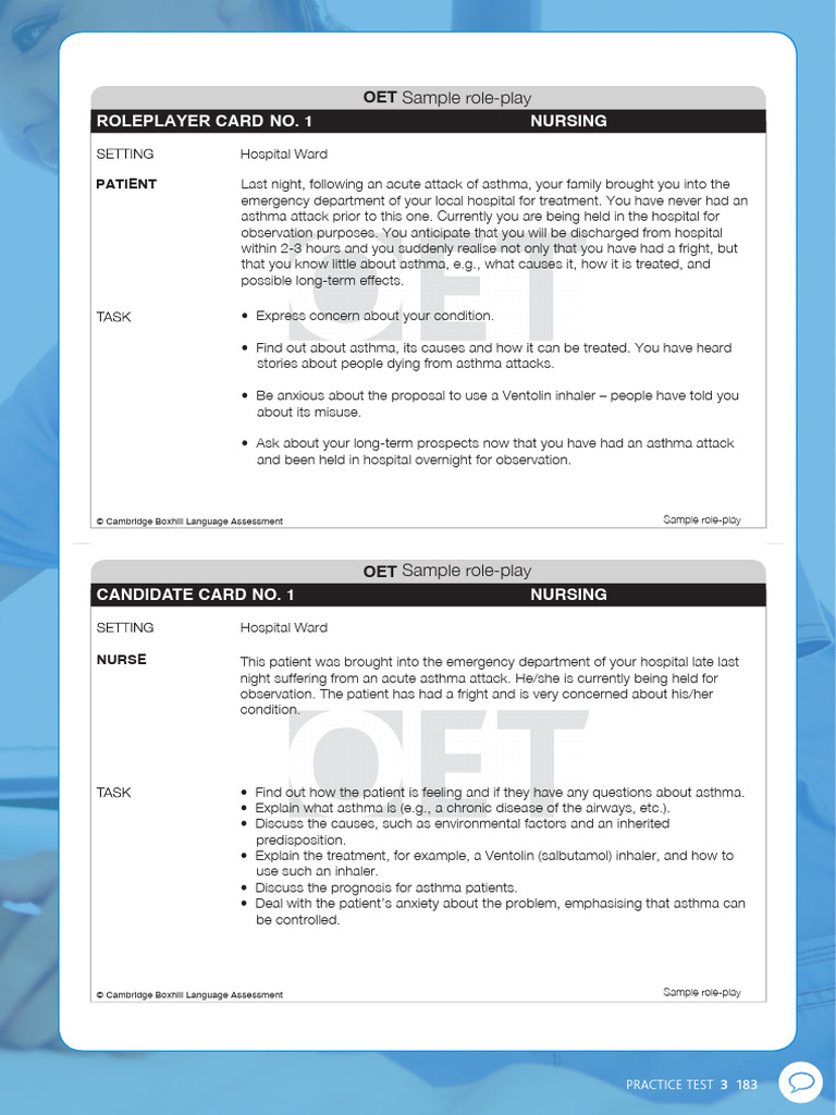 Speaking Task 5 | PDF