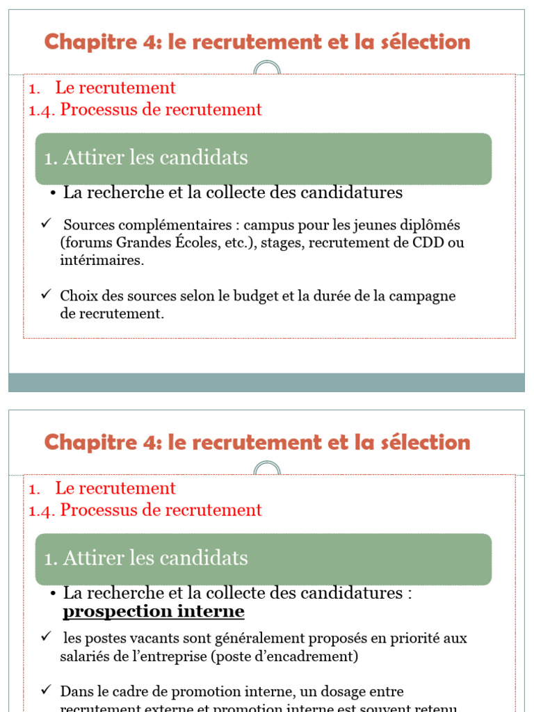 Cours GRH Ensa 2021 121 221 | PDF