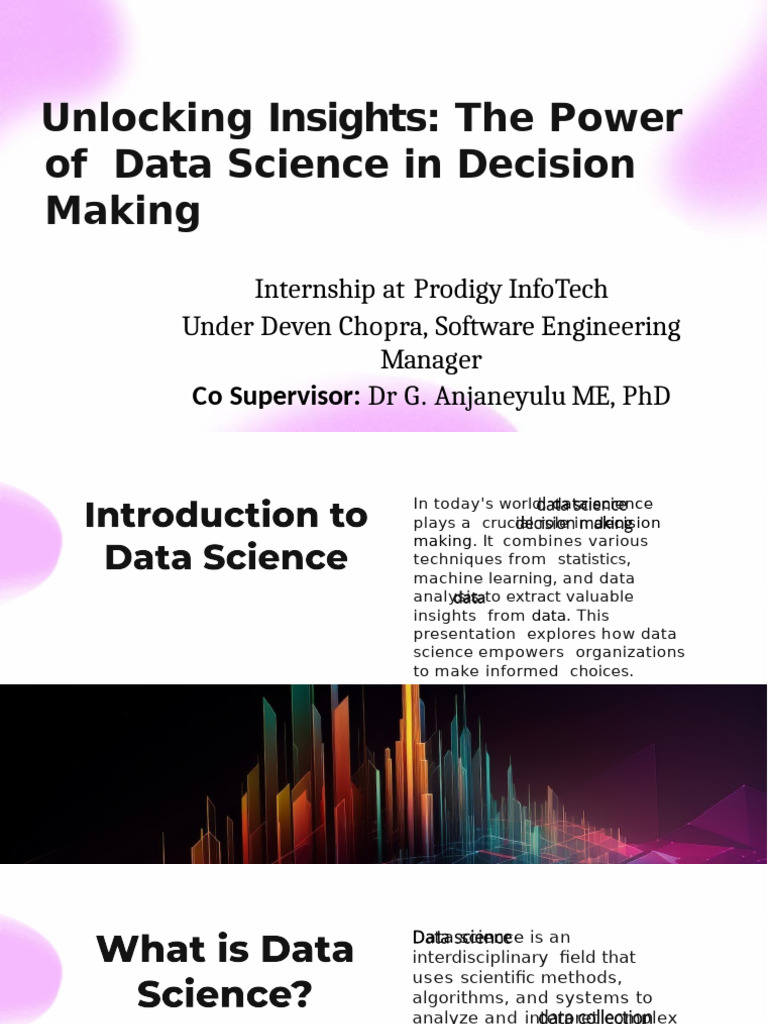 Slidesgo Unlocking Insights The Power of Data Science in Decision ... Slidesgo Unlocking Insights The Power of Data Science in Decision ...