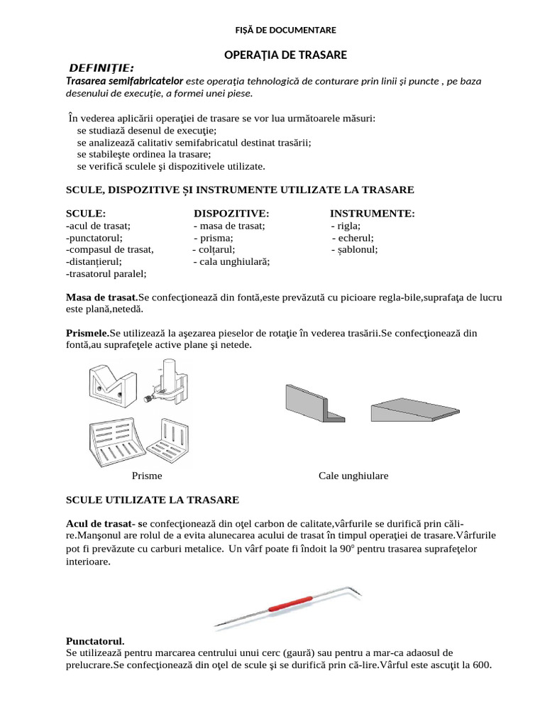 Operación de Trasare: Definición y Herramientas | PDF