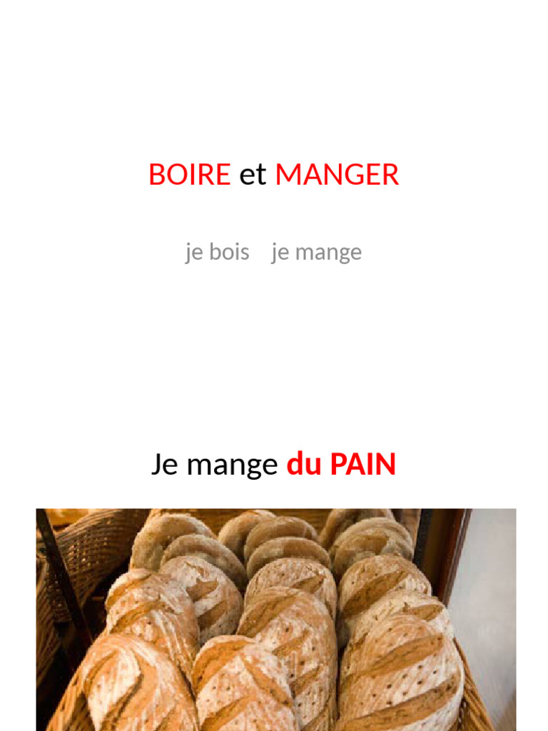 Boire Et Manger | PDF