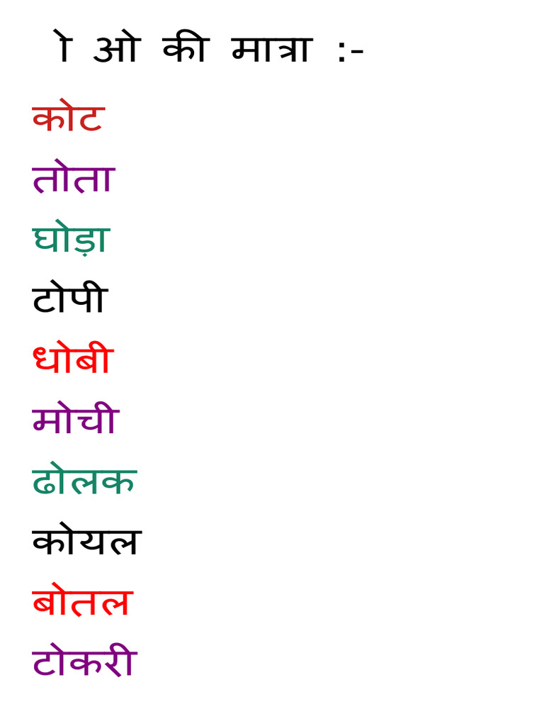 Hindi Matra 7 | PDF