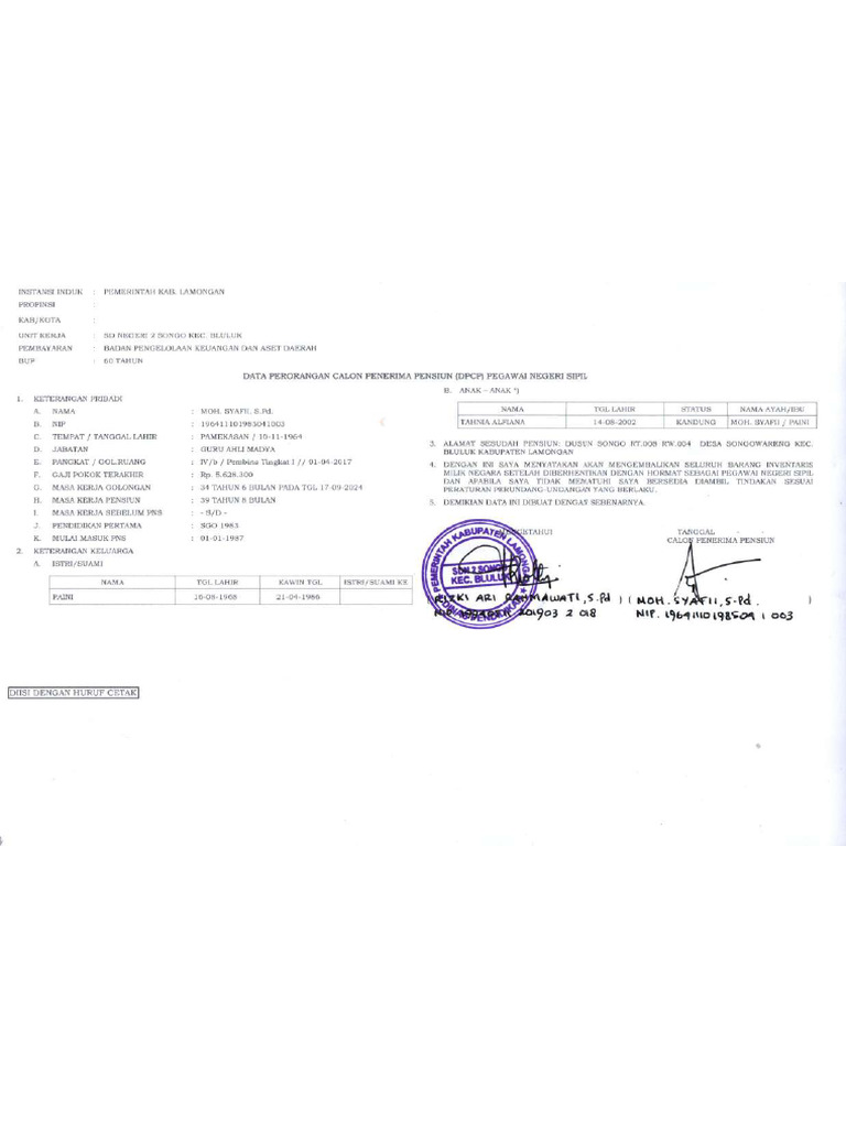 Dpcp-Moh Syafii Scan | PDF
