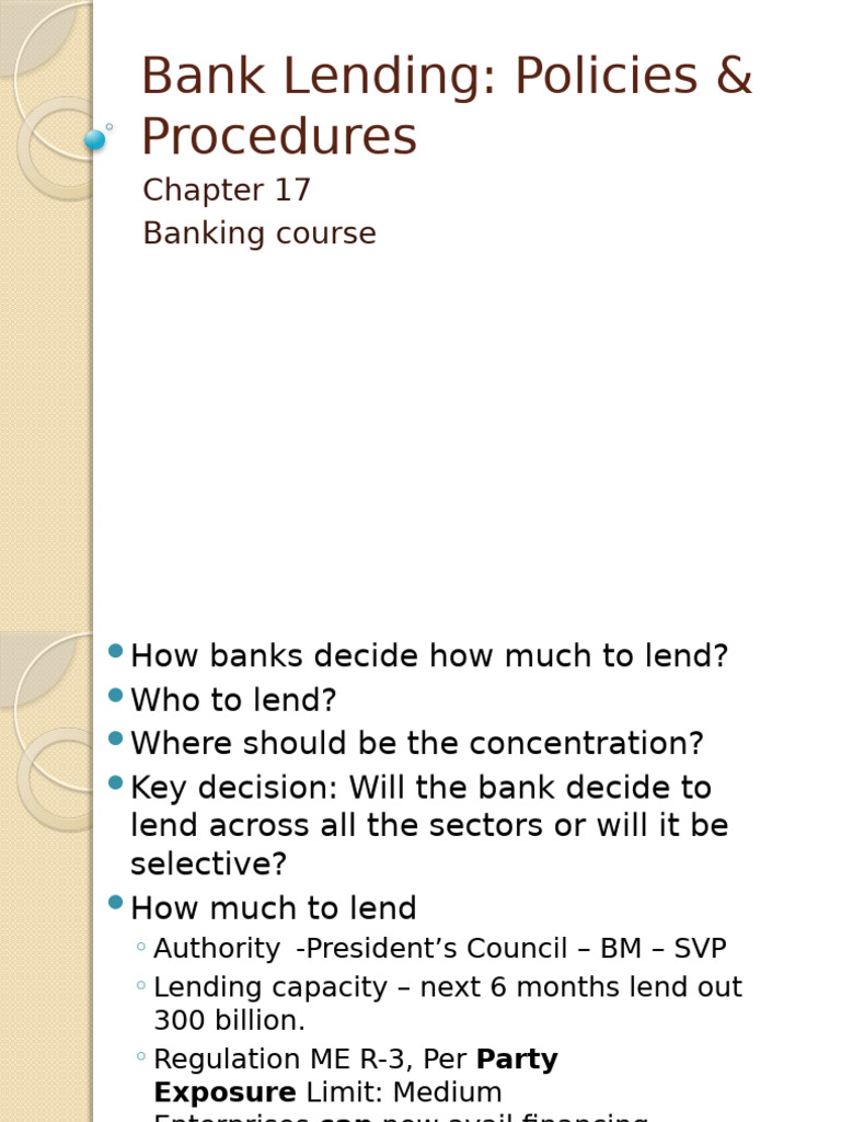 Chapter 17 Banking | PDF