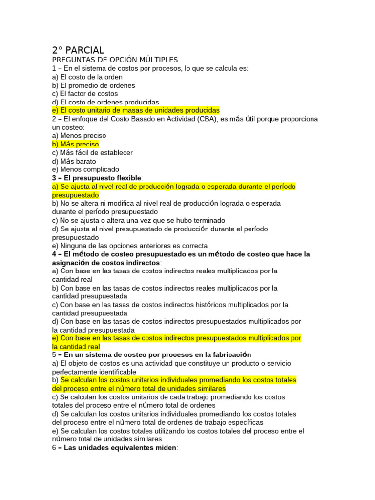 parcial II | PDF