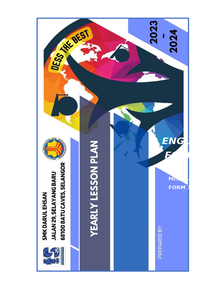 RPT English Form 1 2023 24 | PDF