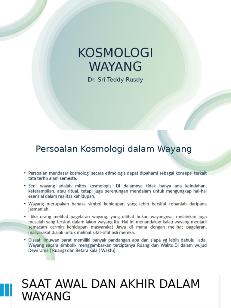 Kosmologi Wayang | PDF