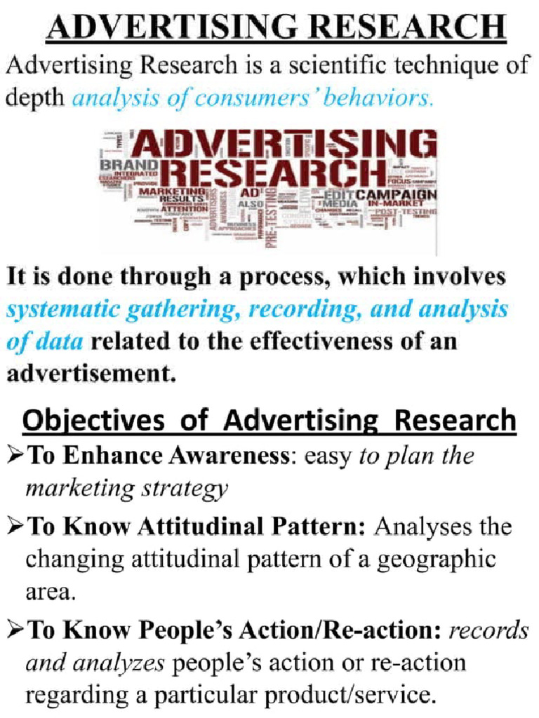 Advertising Research | PDF