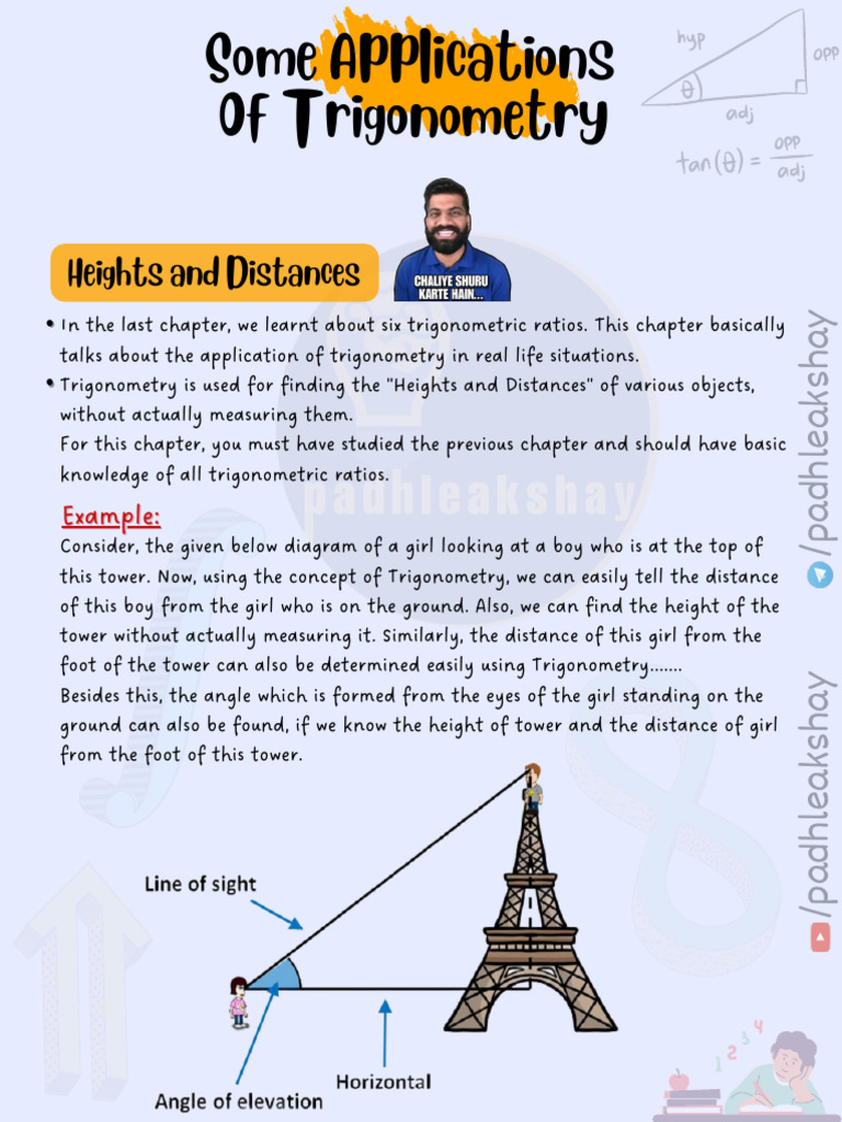 Some Appl. of Trigonometry | PDF