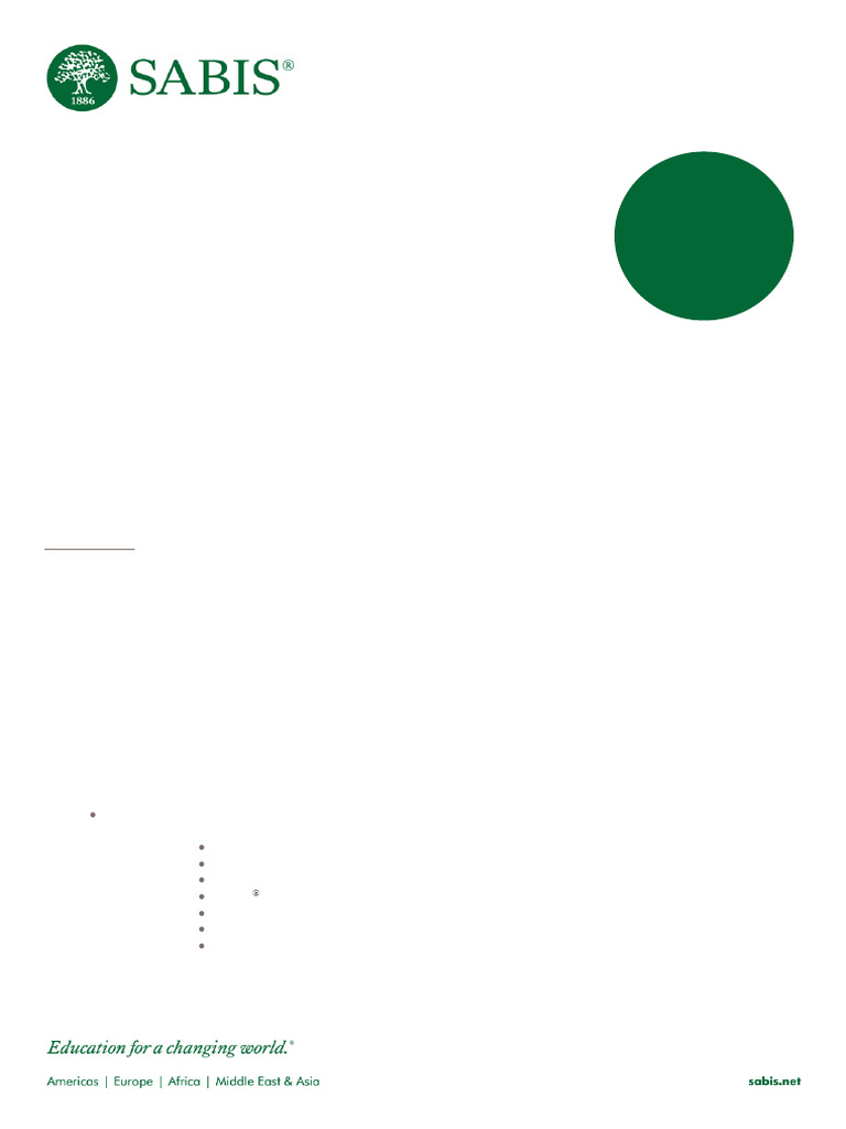 Sabis Privacy Statement | PDF
