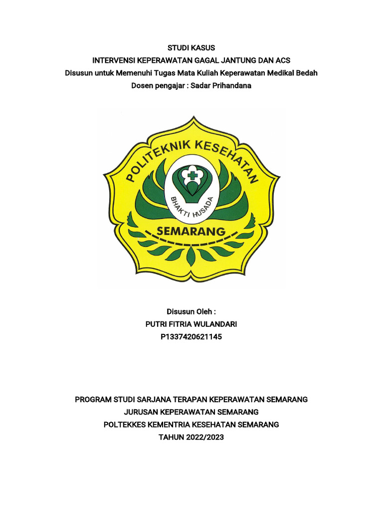 Intervensi Gagal Jantung Dan Acs | PDF