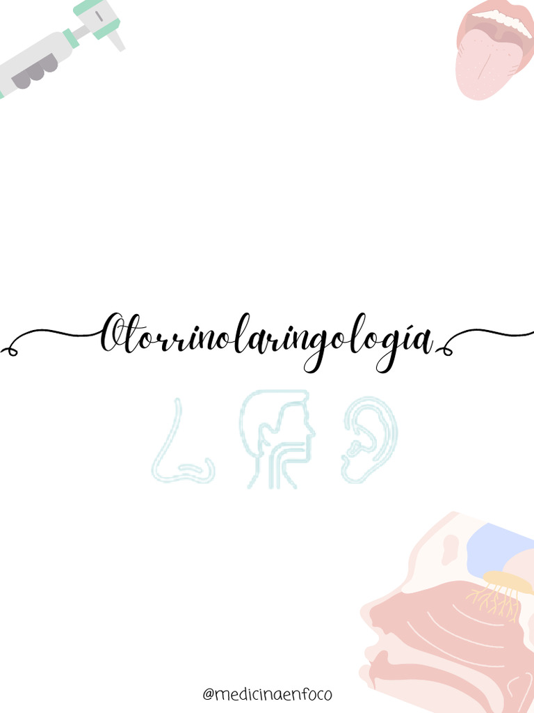 Apunte Otorrino | PDF