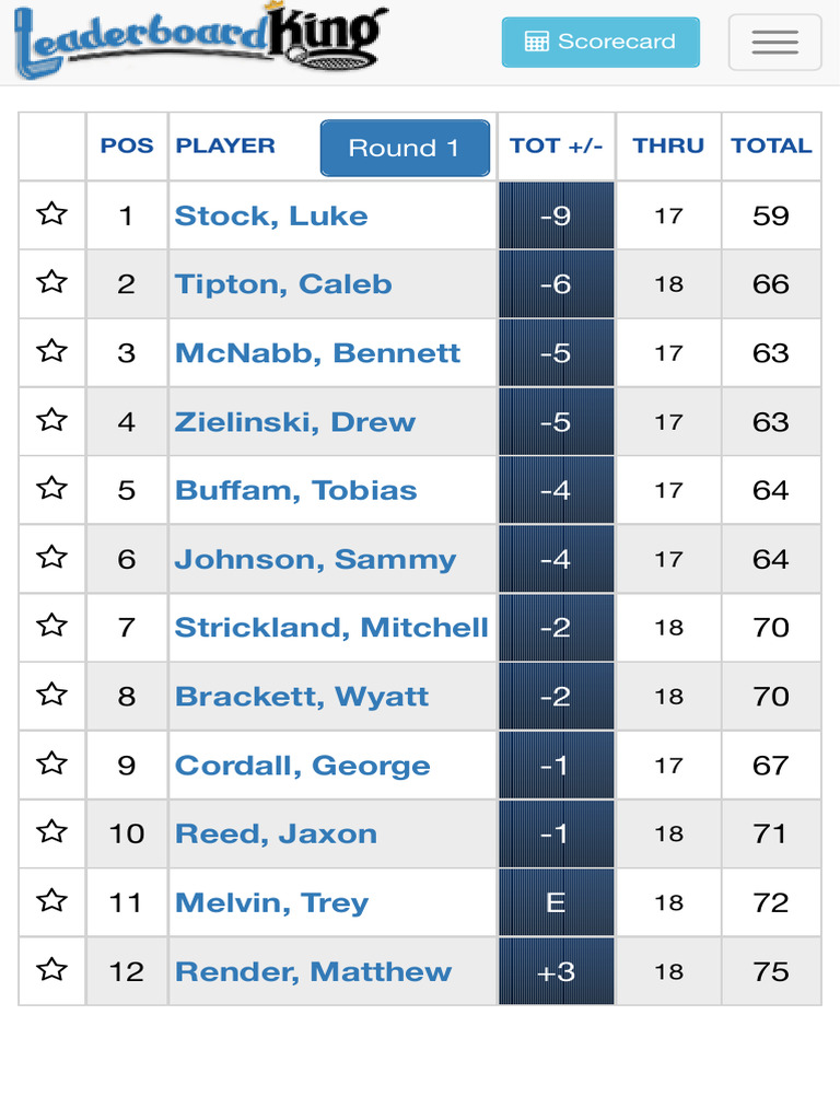 Leaderboard King | PDF