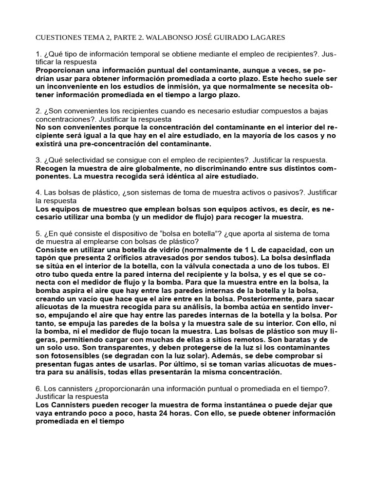 Cuestiones Tema2 Parte 2 | PDF