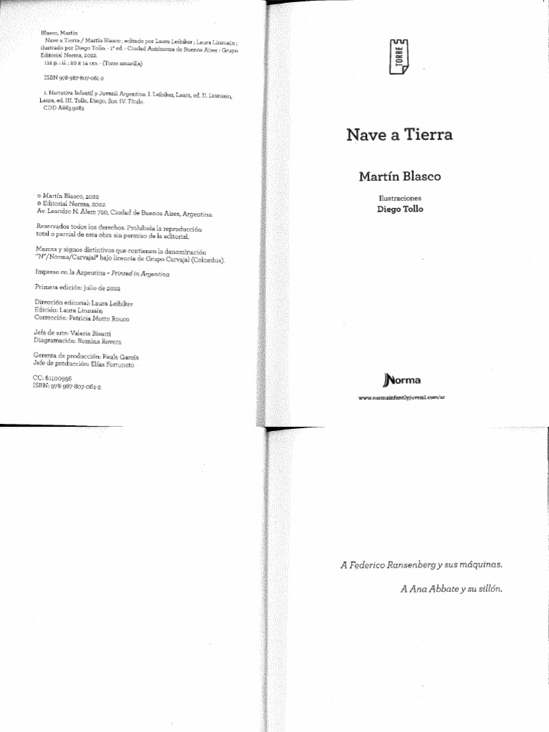 Nave A Tierra Martín Blasco | PDF