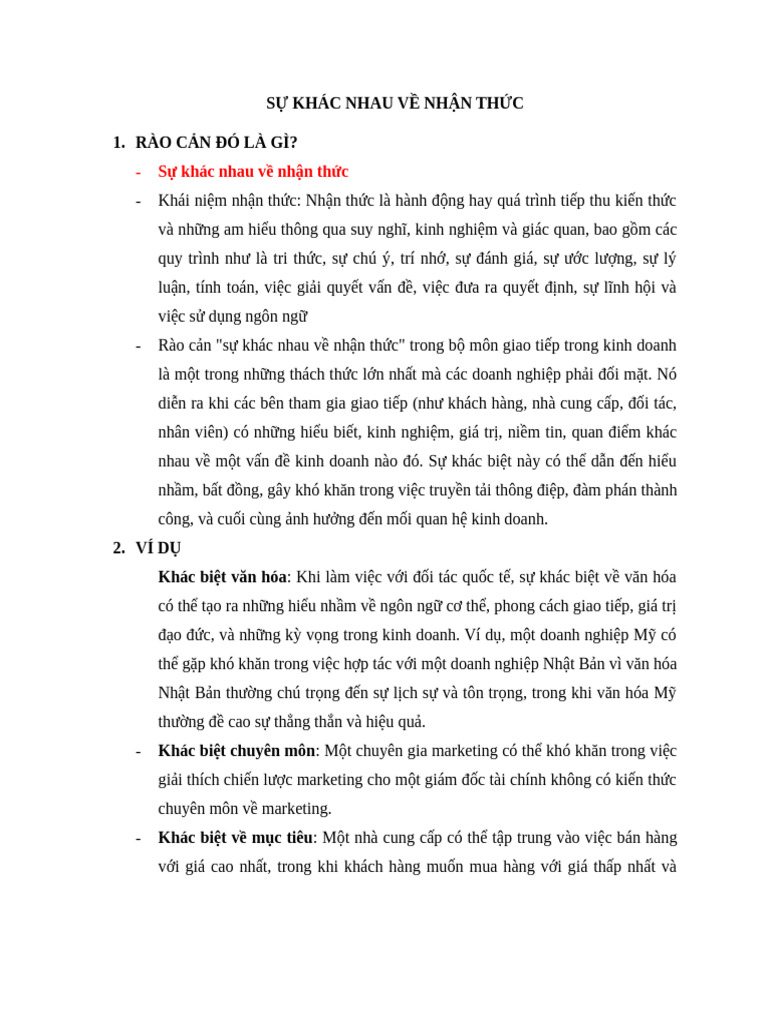 GIAO TIẾP TRONG KINH DOANH | PDF