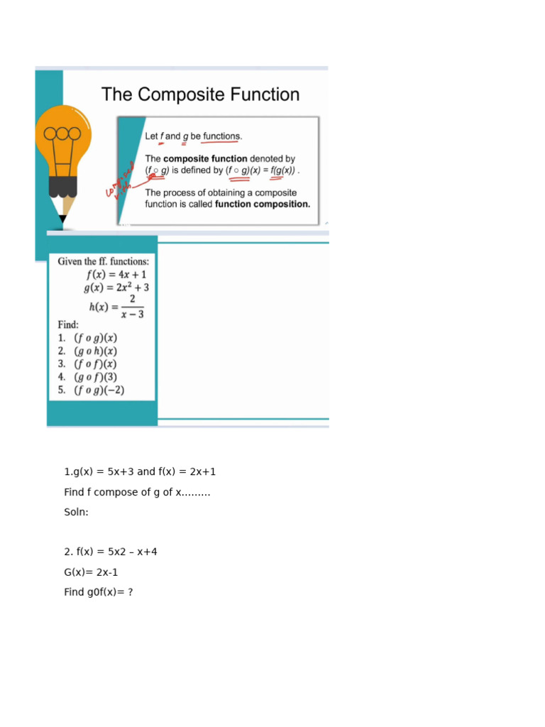 Function Composition | PDF