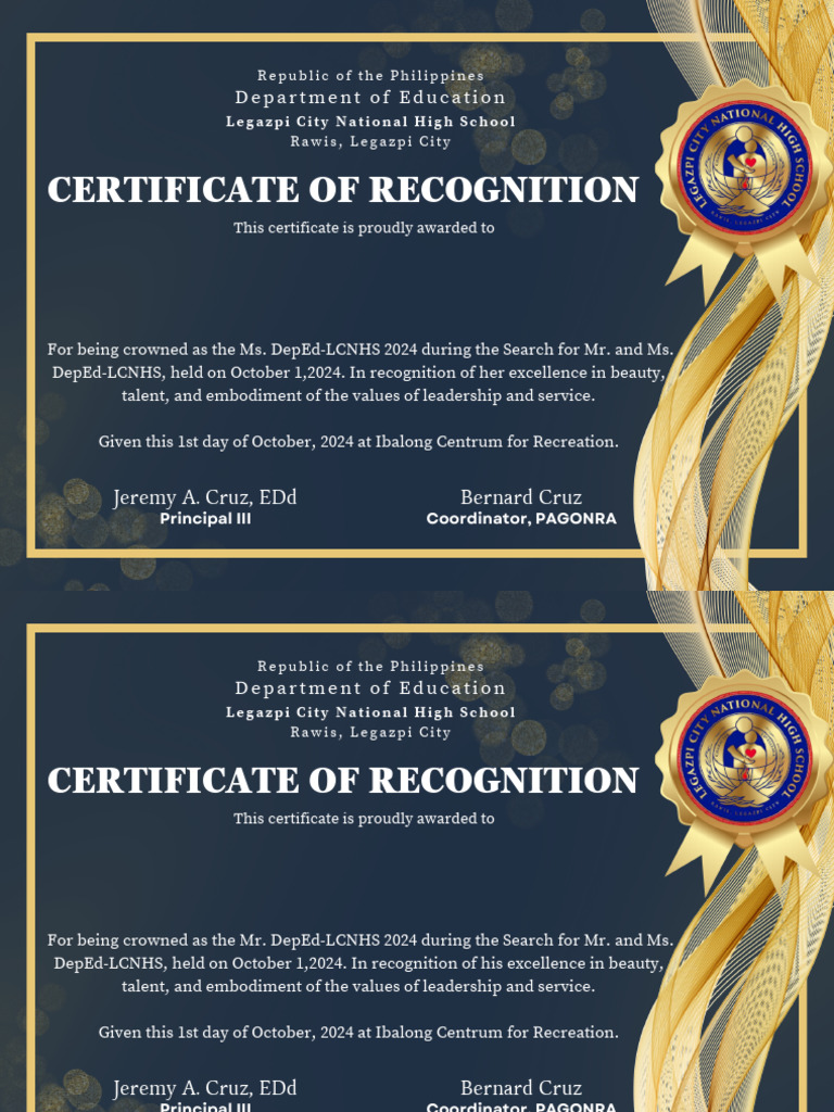 Black and Gold Modern Certificate of Recognition Certificate.pdf_041909 | PDF