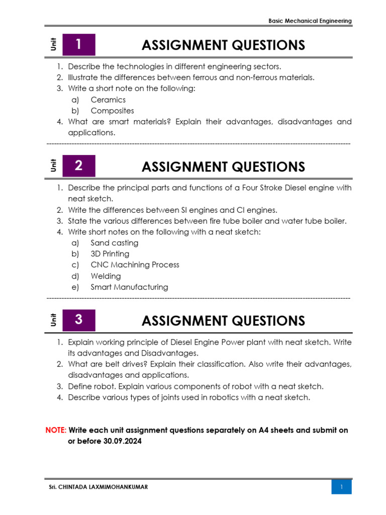 Bme Assignment Questions | PDF