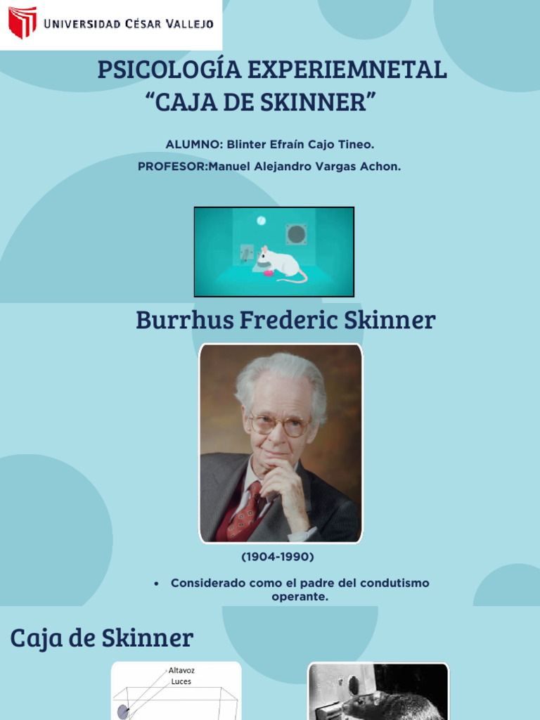 La Caja de Skinner et le Comportement | PDF