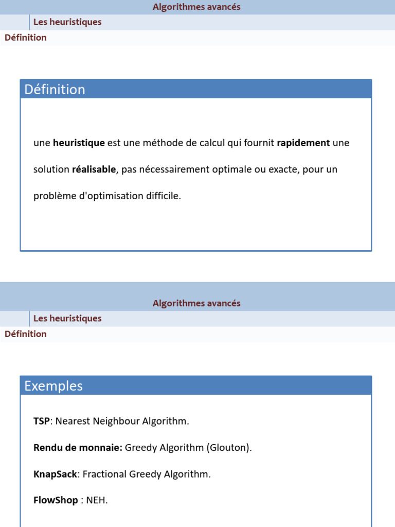 Algorithmes Avances 4 | PDF