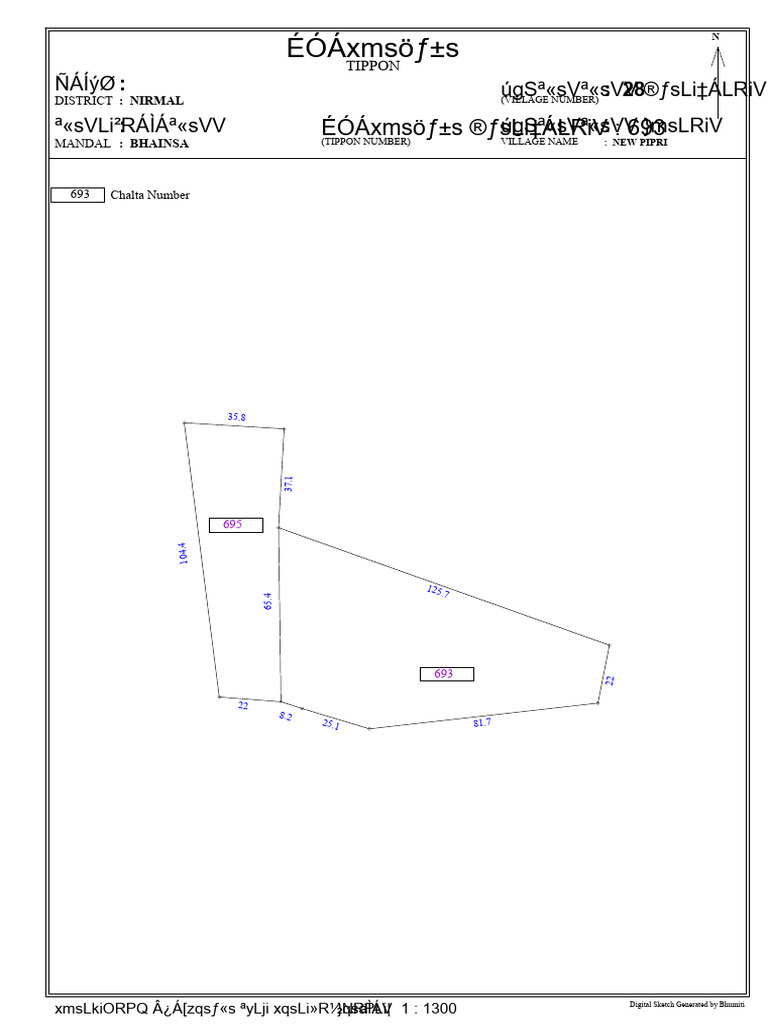 Sy No 693 695 Nirmal | PDF