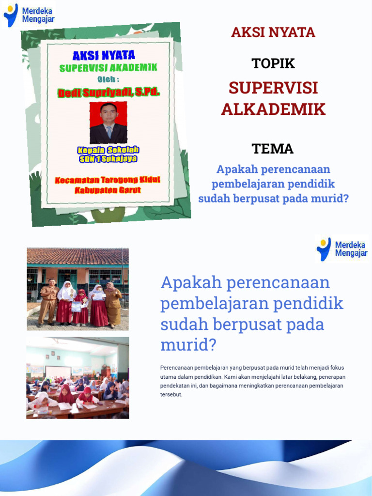Supervisi Akademik Dedi Supriyadi | PDF