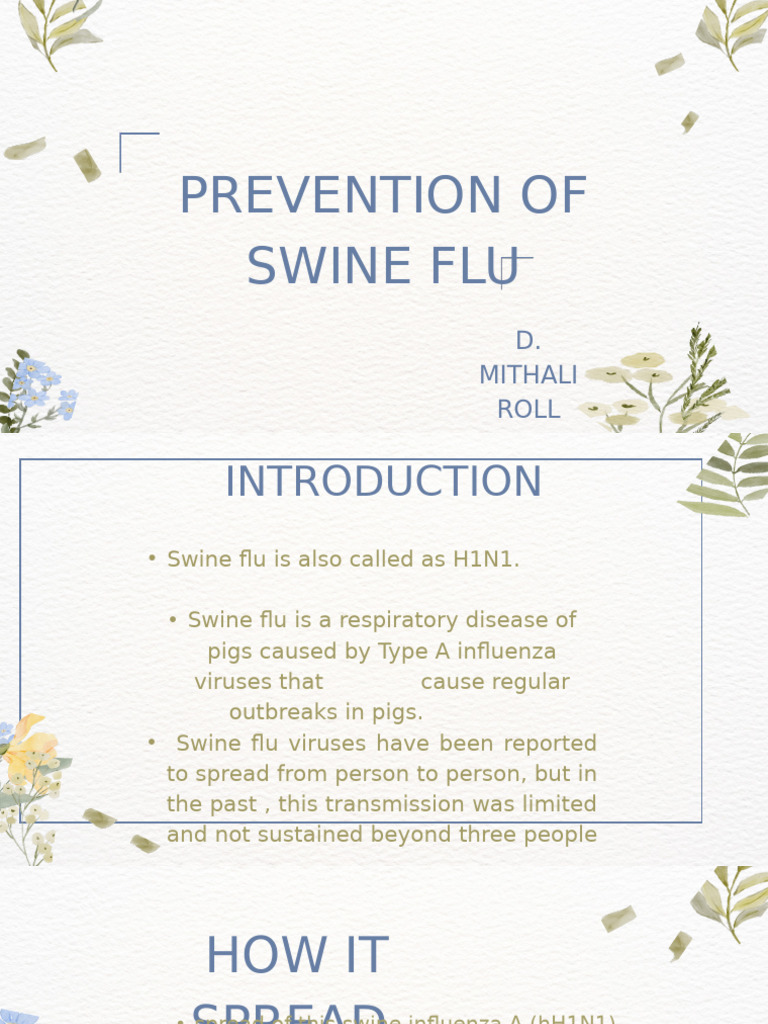 Swine Flue | PDF