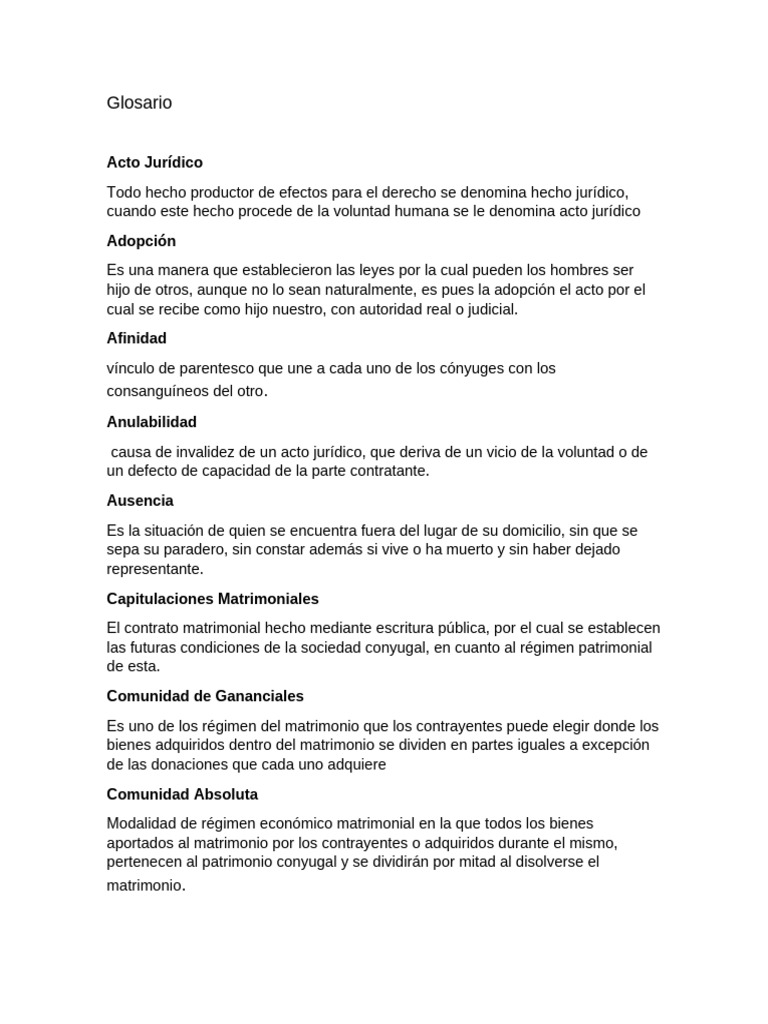 Glosarios Civil | PDF