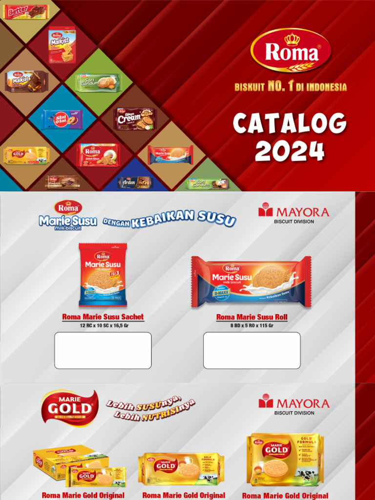 Catalog Roma Biskuit 2024 | PDF