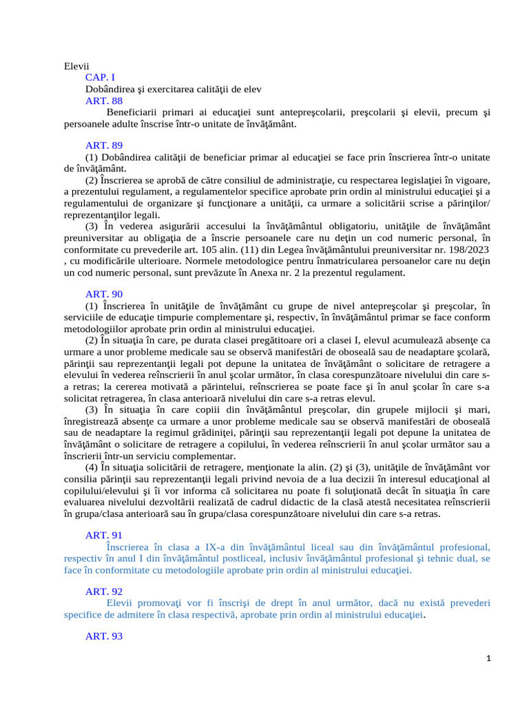 Extras Regulament | PDF