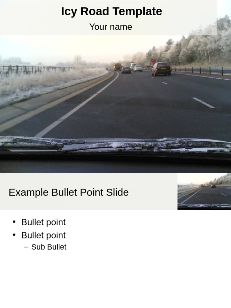 Icy Road | PDF