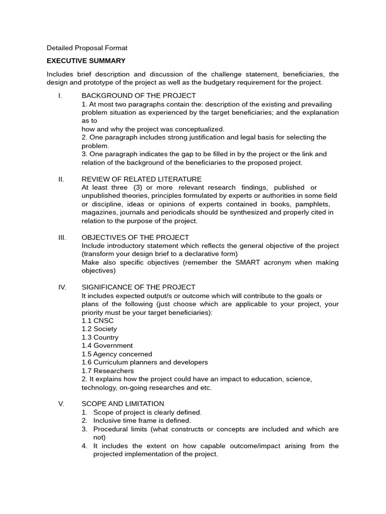 Detailed Proposal | PDF