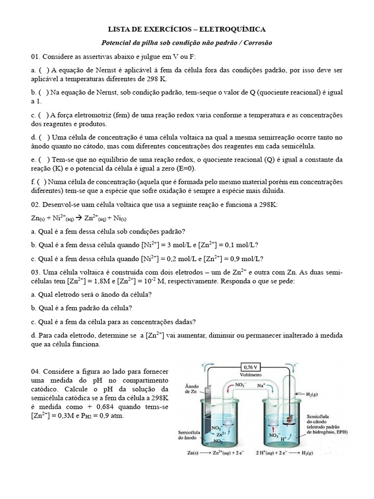 Lista de Exercícios (2) | PDF