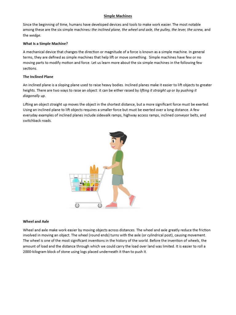Simple Machines. | PDF | Machines | History